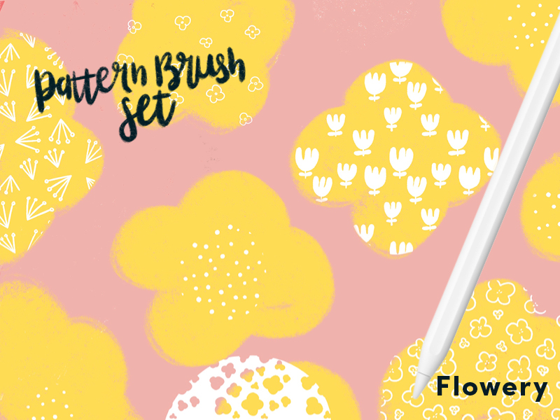 Organic Pattern Brush Set für Procreate - studioumi | elopage