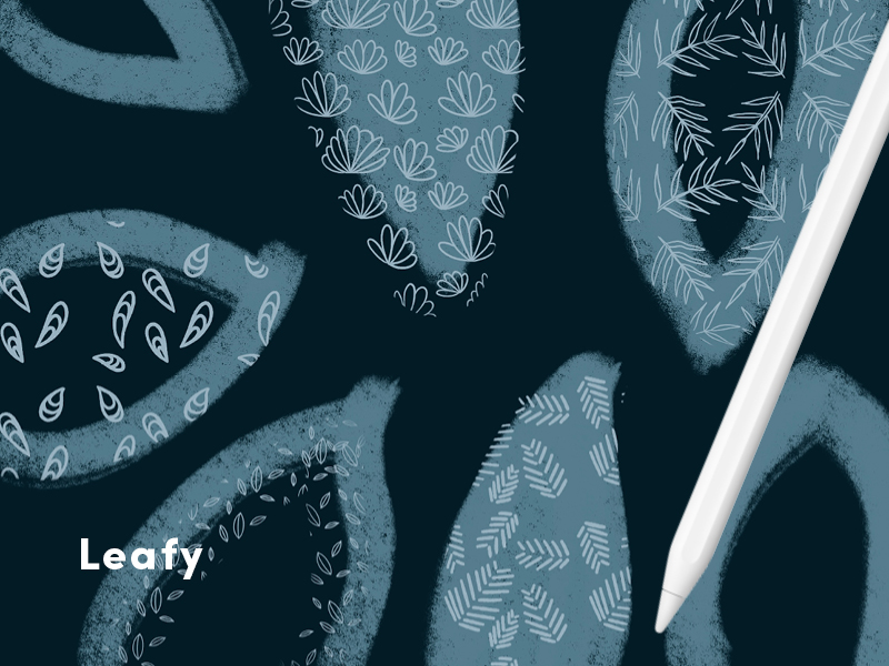 Organic Pattern Brush Set für Procreate - studioumi | elopage