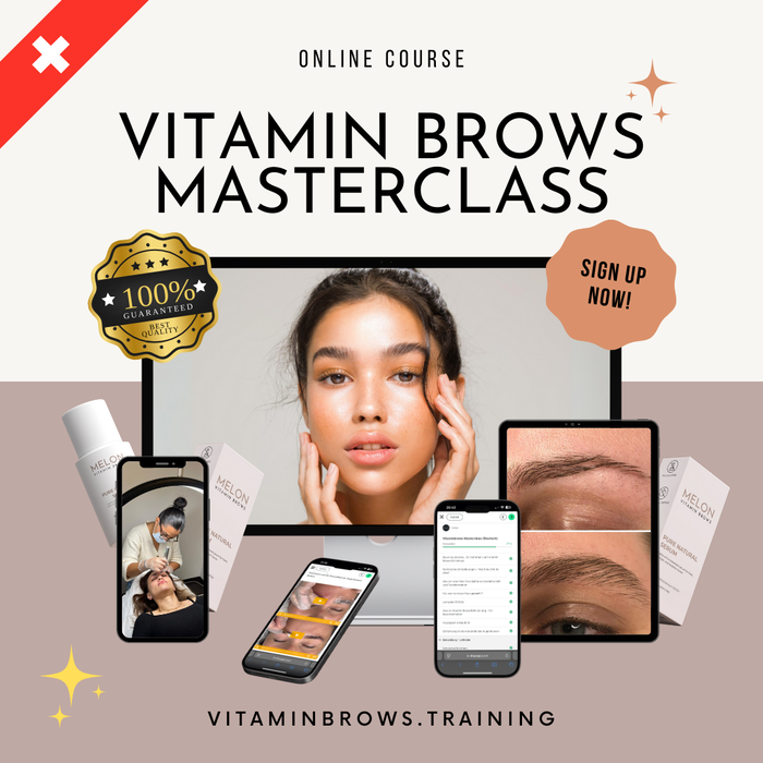 Vitamin Brows online course - Masterclass (English) - melon | ablefy