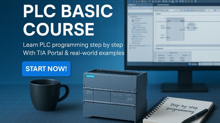 PLC Basic Course - Learn PLC programming today! (Siemens TIA Portal)