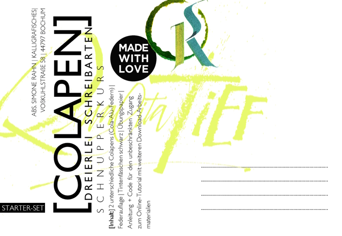 COLAPEN - DREIERLEI SCHREIBARTEN - inkl. Starter-Set - kreAKTIV | ablefy