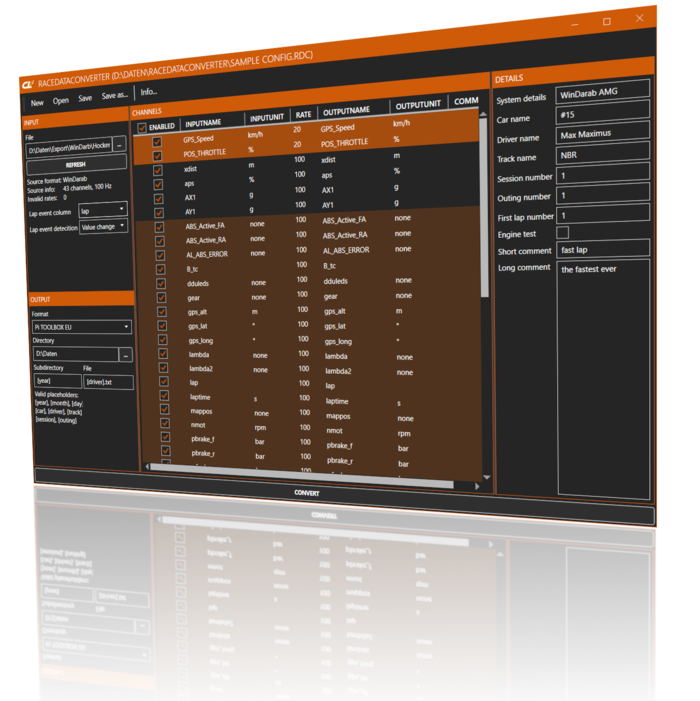 Race Data Converter - converting race car data to Motec i2 pro | ablefy