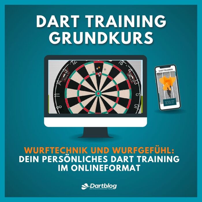 Dart Training Grundkurs mit Wurfanalyse und Rückmeldungen (6 Wochen ...